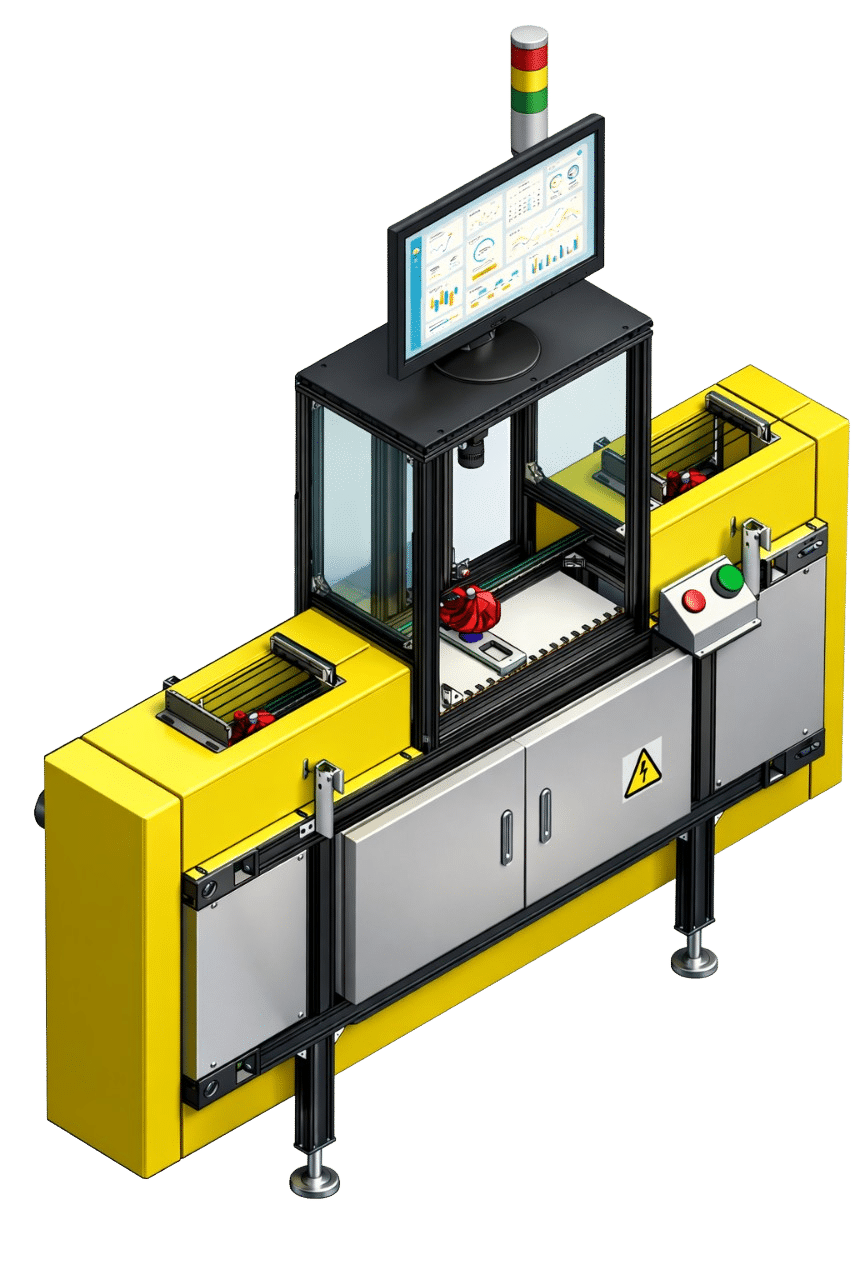 Camera Inspection Machine Design Course - LnwCAD - Automation Machine ...